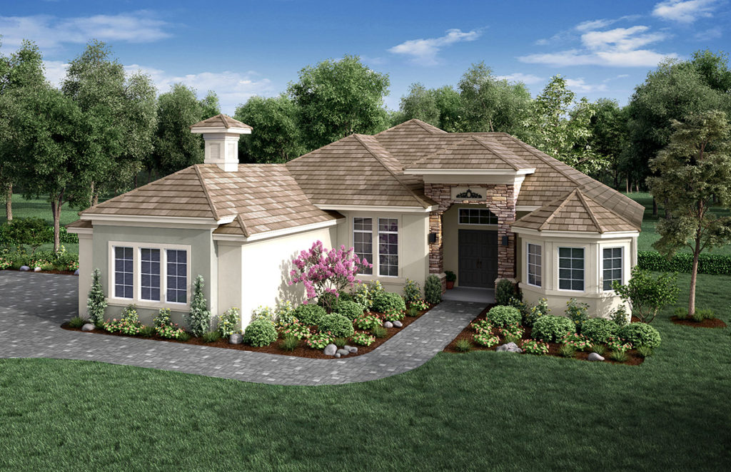 Wyndham V rendering - ABD Development - Orlando Premier Custom Home Builder