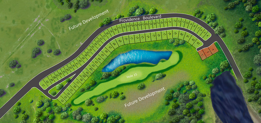 Hampton Landing lot map - Orlando Premier Custom Home Builder
